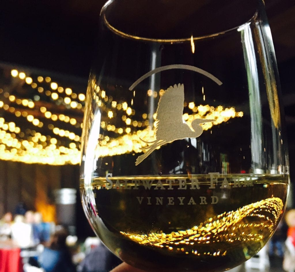 Wine Glass Inside Vineyard - Connecticut (CT) Wine Trail