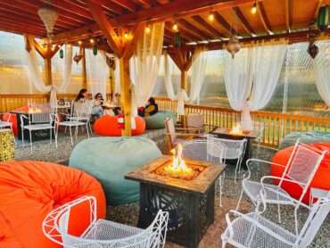 Pergola with Fire Pit - Connecticut (CT) Wine Trail